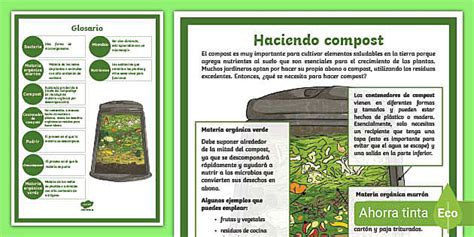 Póster Haciendo Compost