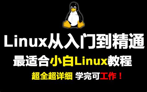 【2023新linux教程】适合自学的linux课程，1周从0基础入门到精通 风雨看晴空 linux 哔哩哔哩视频