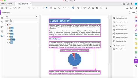 Adding Document Tags And Verifying Reading Order In Adobe Acrobat