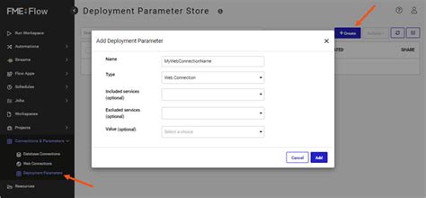 parameters across the fme platform fme support center