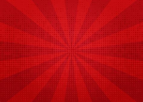 Premium Photo Comic Red Background
