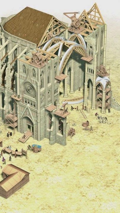 Urban Illustration Architectuur Illustraties Historische Architectuur Gotische Architectuur