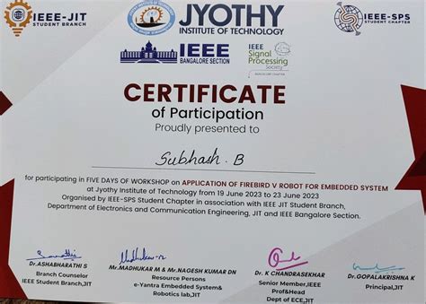 Subhash B On Linkedin Embeddedsystems Robotics Workshopexperience