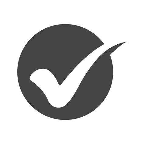 Checkmark Icon Design Vector 25685253 Vector Art At Vecteezy