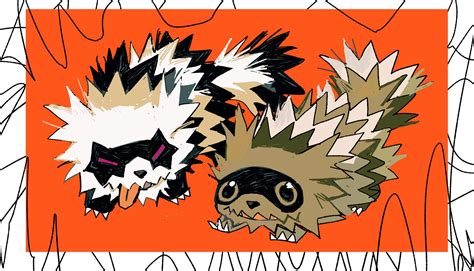 Galarian Zigzagoon And Zigzagoon Pokemon Drawn By Gogumawagamja