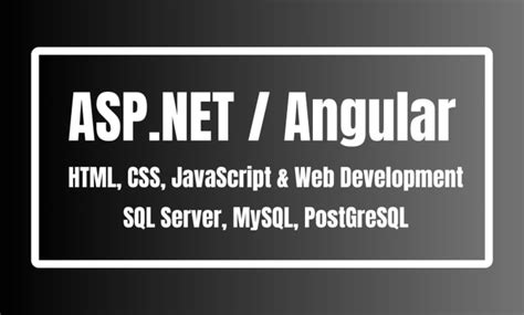 Develop Asp Net Asp Net Core And Angular Web Apps By Codinggoro Fiverr