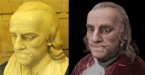 The Face Of Benjamin Franklin Bust Reconstruction