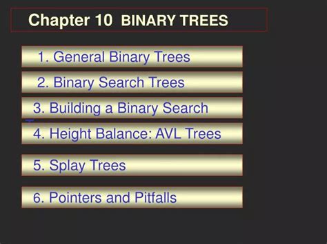 PPT Chapter 10 BINARY TREES PowerPoint Presentation Free Download ID 5588274