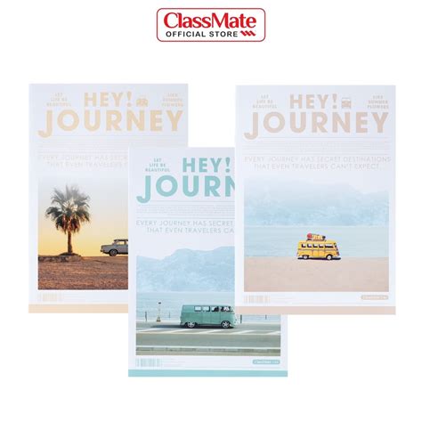 Classmate A4 Horizontal Notebook 120 Pages A4 Journey Notebook