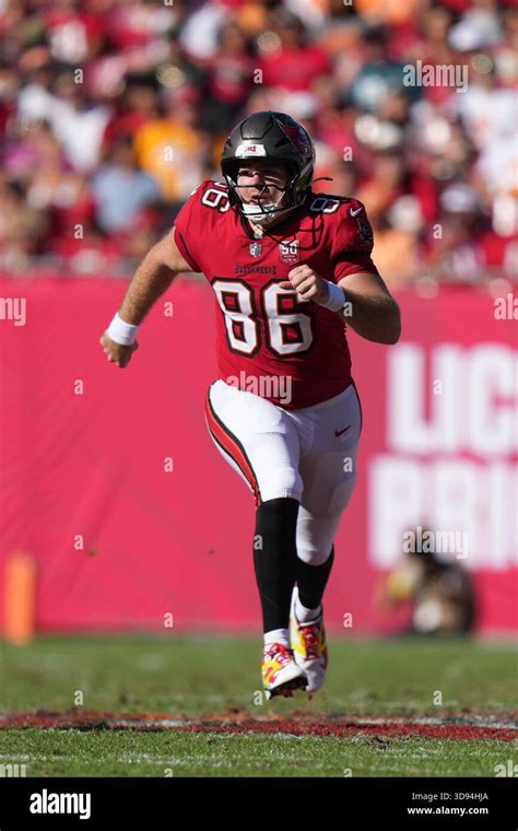 Tampa Bay Buccaneers Long Snapper Evan Deckers 86 Covers A Kick During An Nfl Football Game