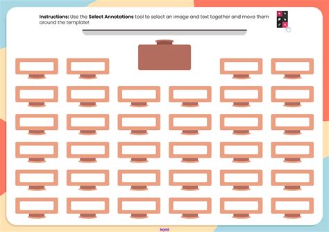 Seating Chart Individual Seats Landscape Kami Library