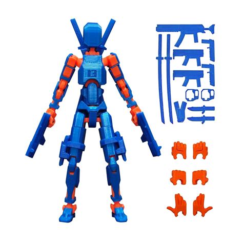 5 5inch Assembly Completed T13 Action Figure T13 Action Figure Assembly Completed｜ 3d Printed