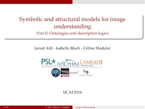 Pdf Symbolic And Structural Models For Image Understanding · Symbolic