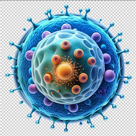 Premium Psd Closeup Of Hivaids Virus Under Microscope