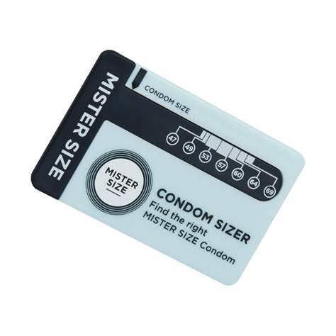 Mister Size Condom Sizer Online Kaufen Bei Kondome24de