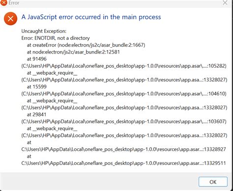 i m having issue with my electron application after packaging the app