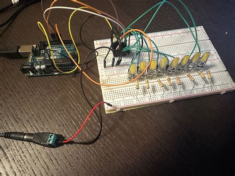 Basic Set Up For Tpic6b595 Shift Register With Pwm Leds And Multiplexing Arduino Forum