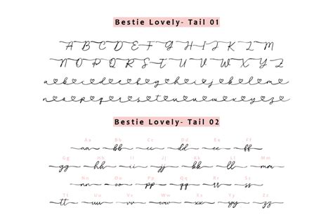 Bestie Lovely Font Fonts