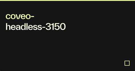 Coveo Headless 3150 Codesandbox