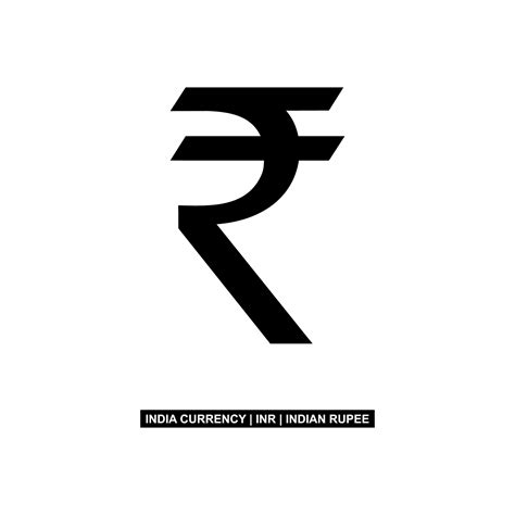 India Currency Inr Rupee Icon Symbol Vector Illustration 12465672