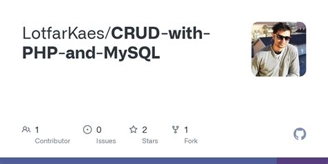 Github Lotfarkaescrud With Php And Mysql
