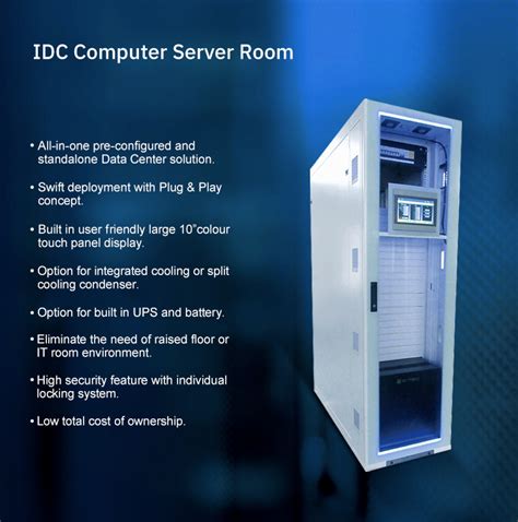 China Intelligent Smart Server Rack Computer Cabinet With Network Remote Control Function
