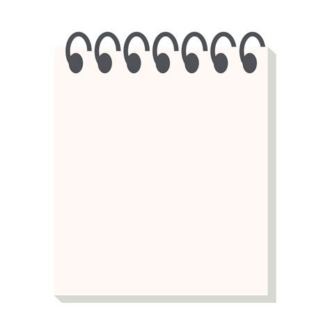 Blank Notepad Clipart