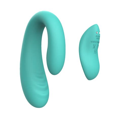 Full Liquid Silicone U Shap U Vibe Remote Controlled Couple Vibrator M