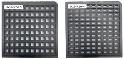 Anti Static Ic Trays Jedec Matrix Electronic Components Trays