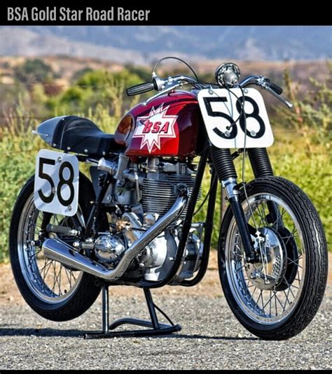 Old Bsa Goldstar Road Racer 💙🇬🇧💙 The Bsa Gold Star Restored To Its