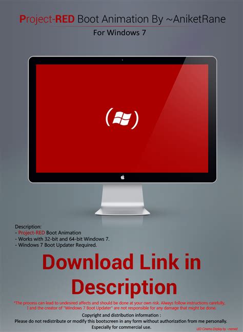 Projectred Boot Animation For Windows 7 By Aniketrane On Deviantart