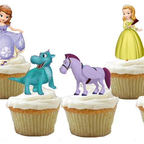 Sofia Cupcake Topper Etsy