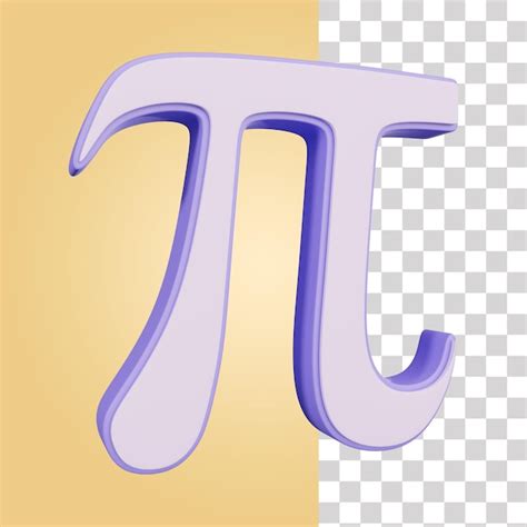 Premium Psd A Pi Symbol With The Letter Pi On It
