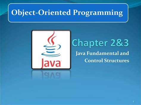 chapter 2and3 java fundamentals and control structures ppt