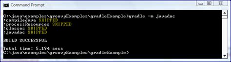 Inspired By Actual Events Gradle Command Line Conveniences