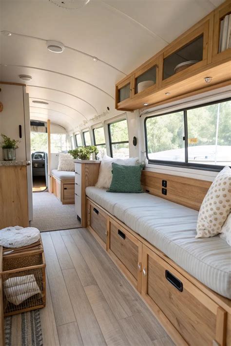 16 Inspiring Skoolie Interior Ideas To Try Vervilla
