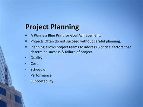 Project Planning And Scheduling Ppt