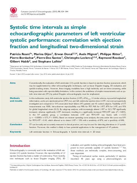 Pdf Correlation Of Left Atrial Strain And Doppler Measurements With