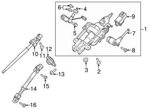 Ford F150 Steering Column Parts Diagram