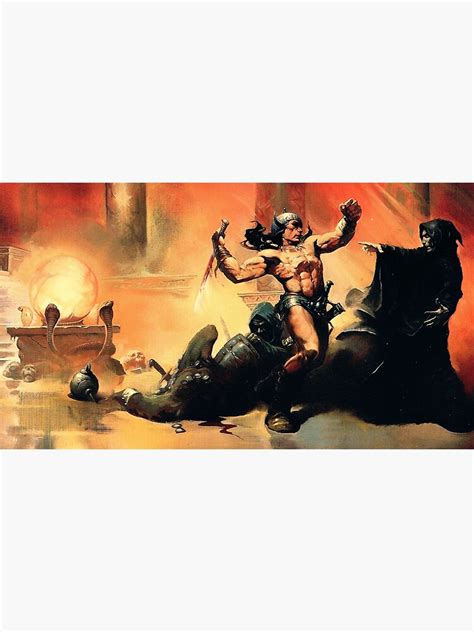 Frank Frazetta Conan The Barbarian Art Print For Sale By Lira