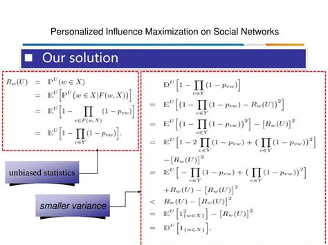 Ppt Personalized Influence Maximization On Social Networks Powerpoint