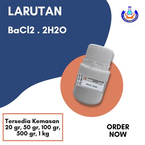 Bacl2 2h2o 500 Gr Pt One Medika