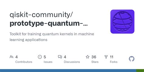 Github Qiskit Communityprototype Quantum Kernel Training Toolkit