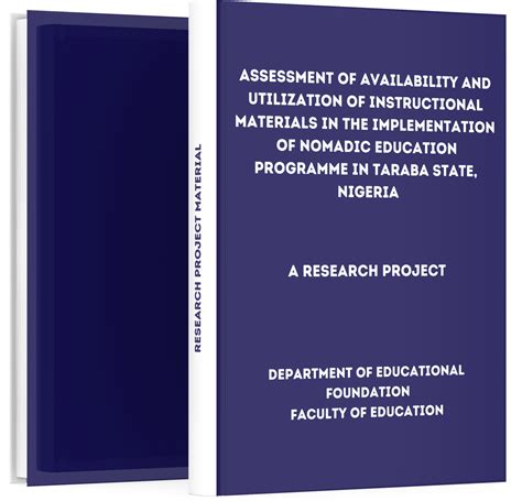 Assessment Of Availability And Utilization Of Instructional Materials