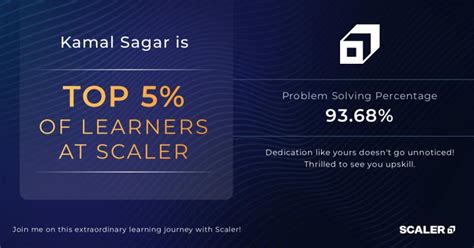 Scaler Rockstar Kamal Sagar