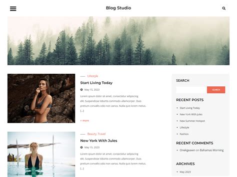 Blog Studio Wordpress Theme