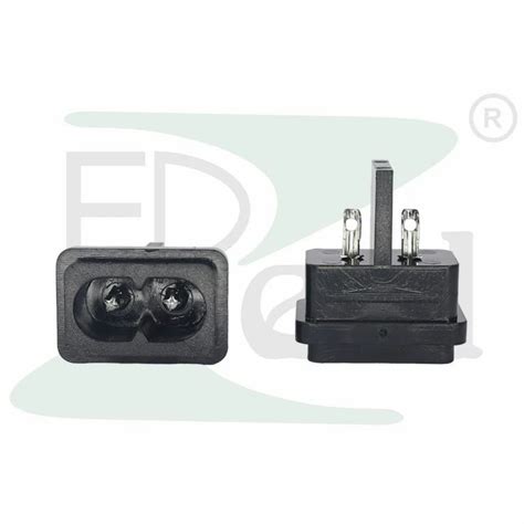 Ac Socket 004e Copper Black 2 Pins At Rs 230piece Ac Plug Socket In