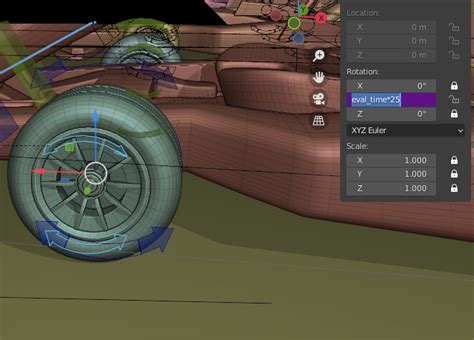 Problem With Car Wheel Rotation Animation And Rigging Blender Artists Community