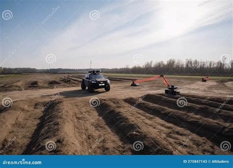 Autonomous Vehicle Racing Drone Through Obstacle Course With View Of