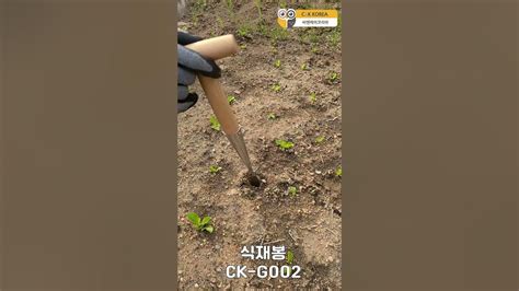 식재봉으로 모종심기 누구보다 편하게 심어보는 건 어떨까 뿌리식물 식재봉 텃밭 씨앗 파종 모종 심기 꼬챙이